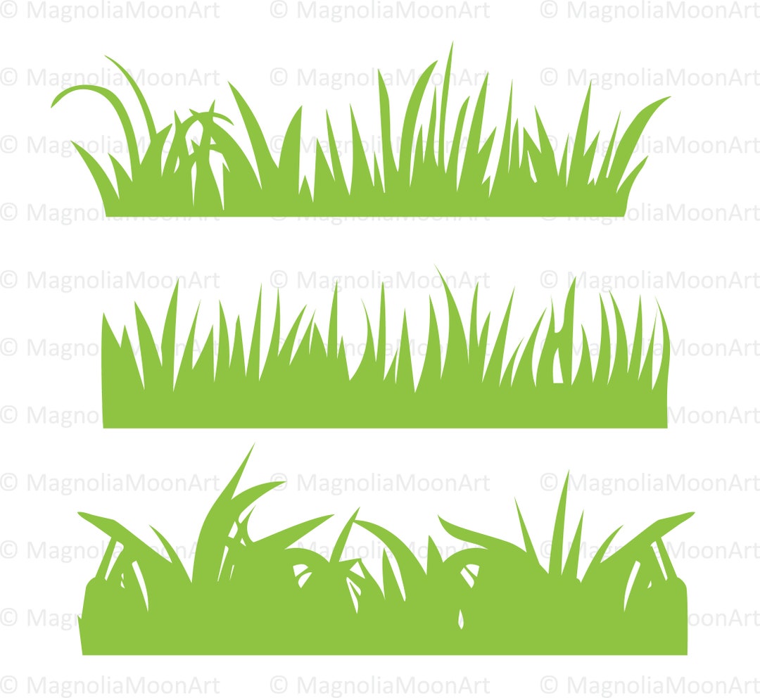 Grass SVG Bundle: Spring Border Cut File (digital Download) - Etsy