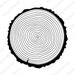 Tree Rings Silhouette Svg, Tree Ring Svg, Tree Cutting, Nature, Forest ...