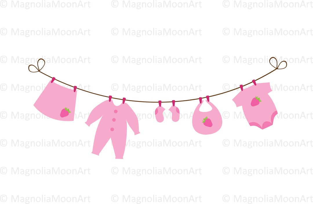 Newborn Clothes Svg, Baby Clothes Line Svg, Cut File for Cricut, Baby ...