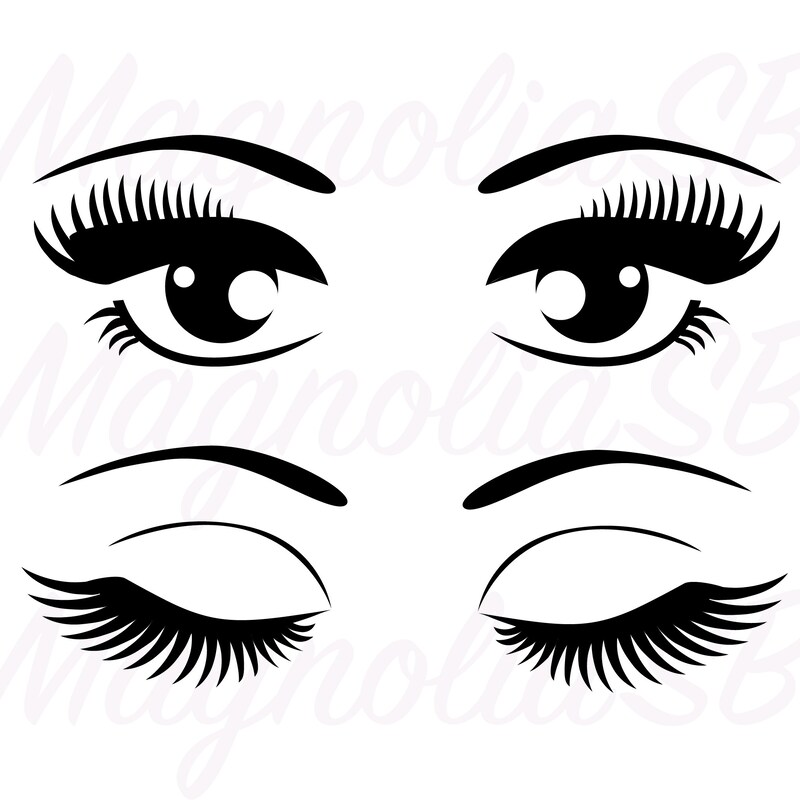 Woman Eyes Svg - Etsy