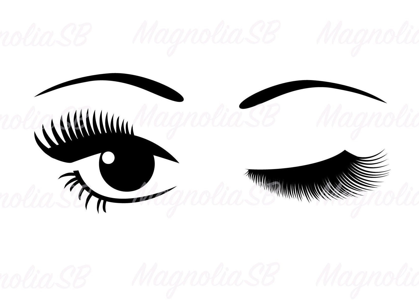 Eyelashes Vector
