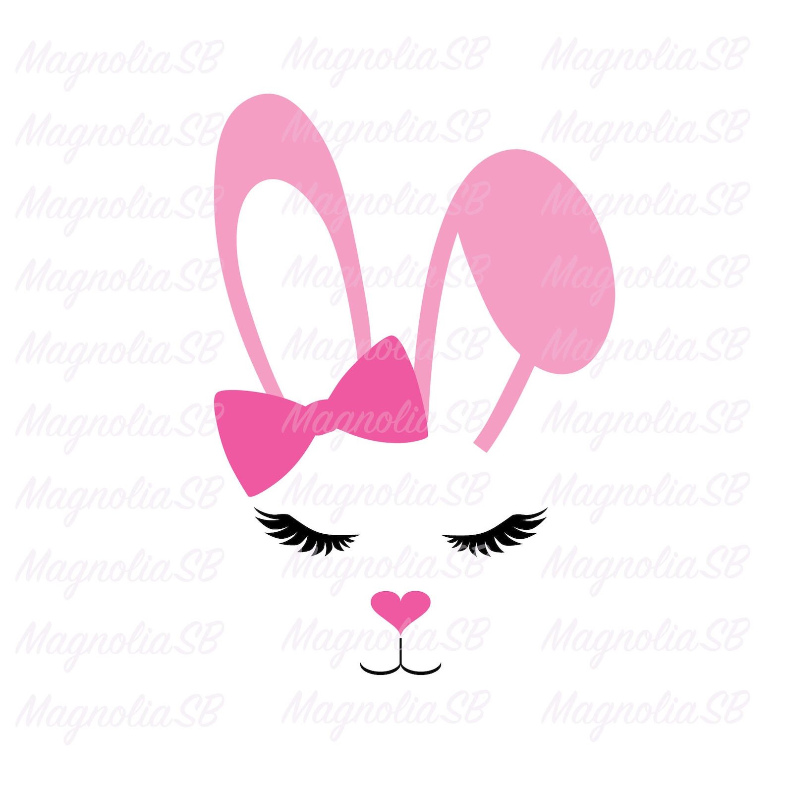 Bunny SVG Cute Bunny Svg Cut File for Cricut Easter Svg - Etsy