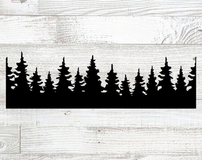 Fir Tree Line - Etsy Canada