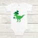 T-rex With Shamrock Svg, Irish Svg, T-rex in a Hat, Cut File for Cricut ...