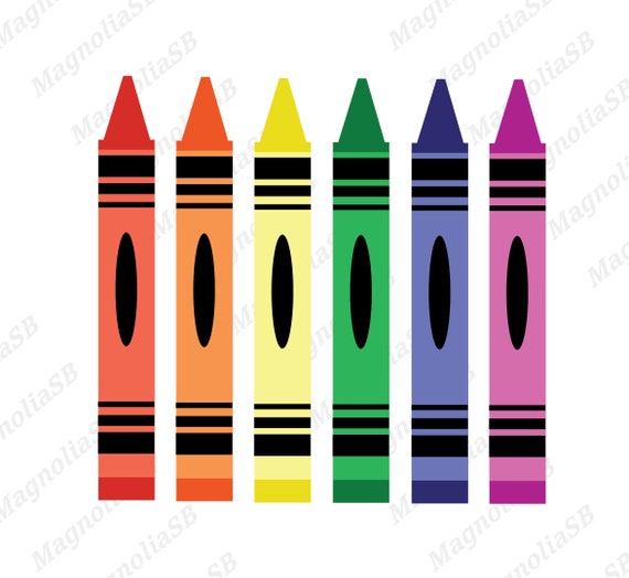 Crayons Svg Back to School Svg Cut File for Cricut PNG - Etsy