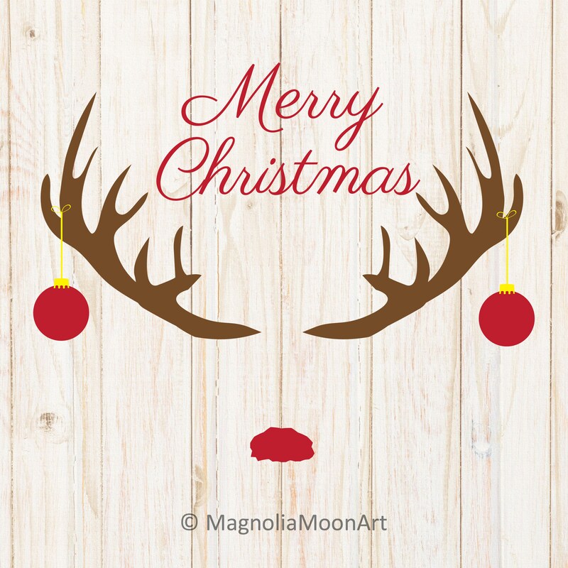 Rudolf Antlers - Etsy