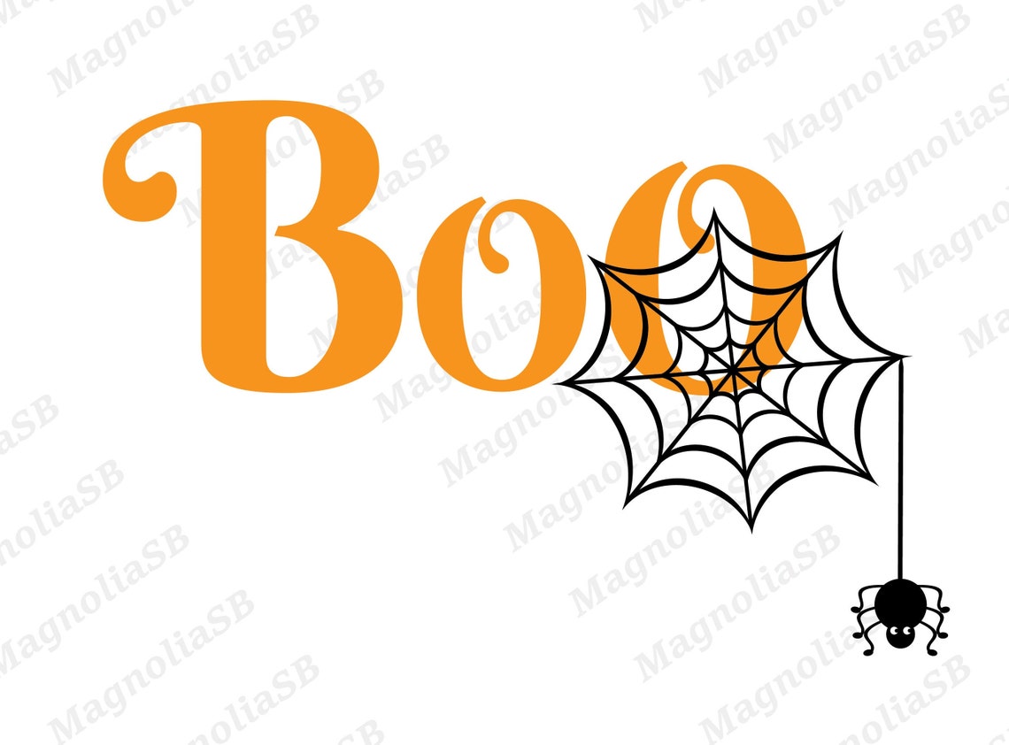 Boo Spider Web Svg Spider Web Svg Funny Spider Svg Cut File - Etsy