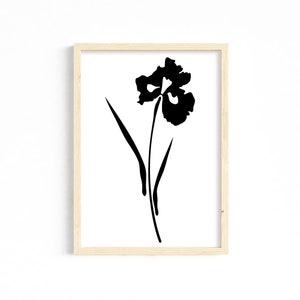 Iris Flower SVG | Iris Flower DXF | Iris Flower Clipart | Flower ...