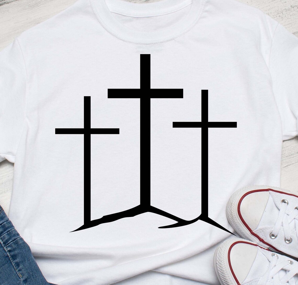 Crosses Svg 3 Crosses Svg Calvary Crosses Svg Cut File for - Etsy