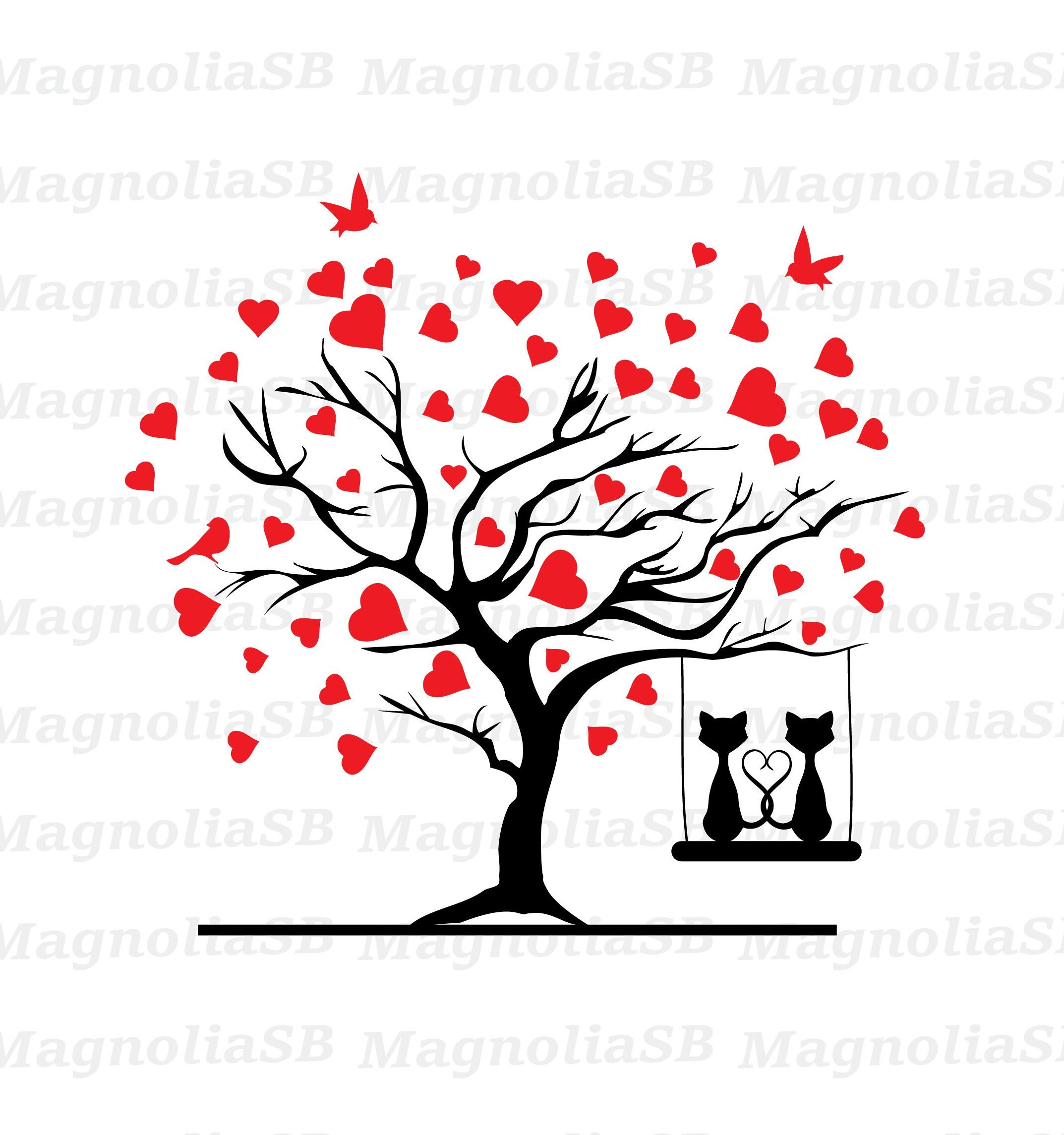 Love Tree Clip Art