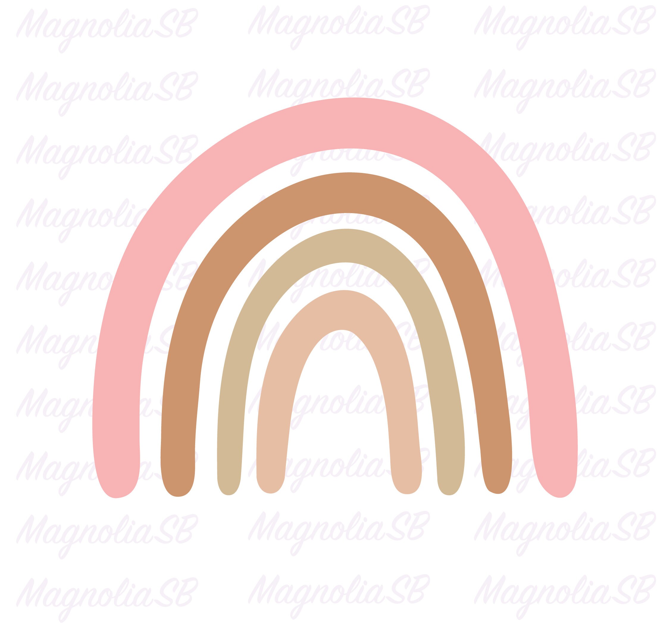 Rainbow Svg Whimsical Rainbow Svg Boho Rainbow Svg Cut File - Etsy