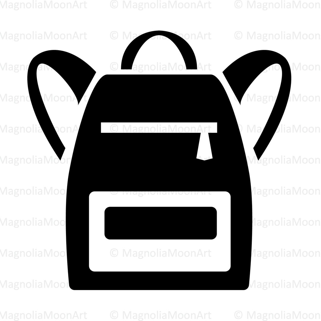 School Backpack SVG, Backpack Svg, School Backpack Clipart, Cut File ...