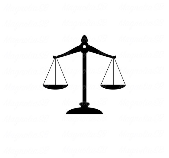 png cricut digital download law scales SVG DXF silhouette jpg ...
