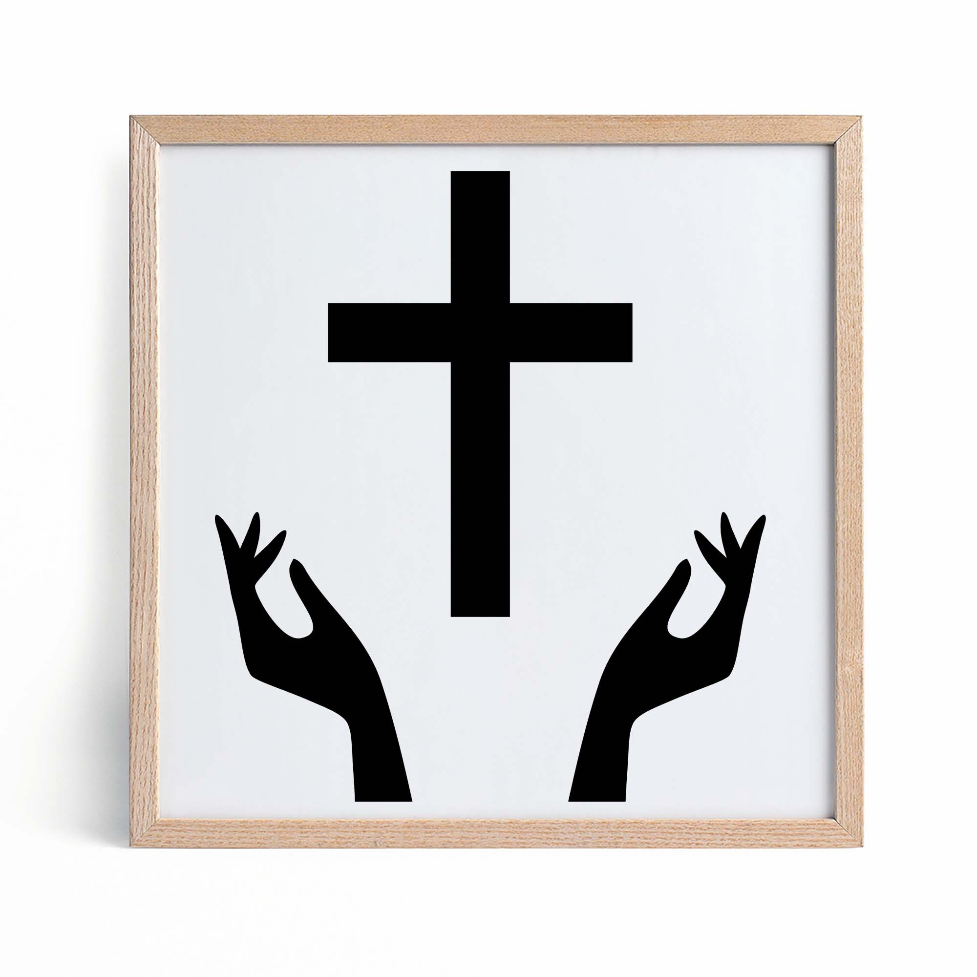 Praying Hands Cross Svg Hands Svg Cut File for Cricut | Etsy