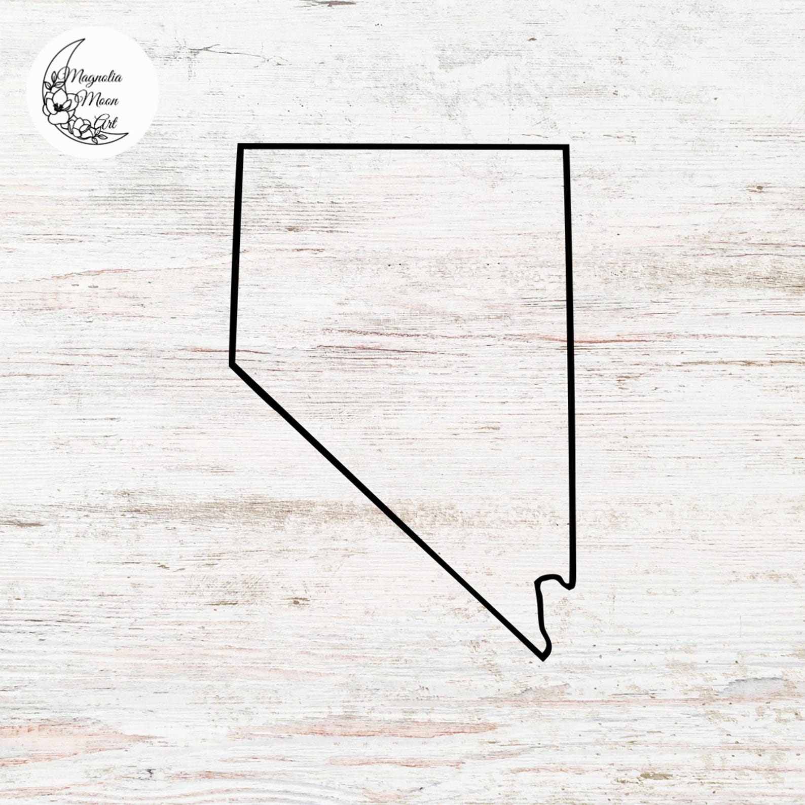 Nevada Outline SVG File: NV State Map Vector Cut File - Etsy Canada
