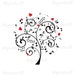 Music Tree With Notes Digital Clip Art, Printable Card, Music Tree ...