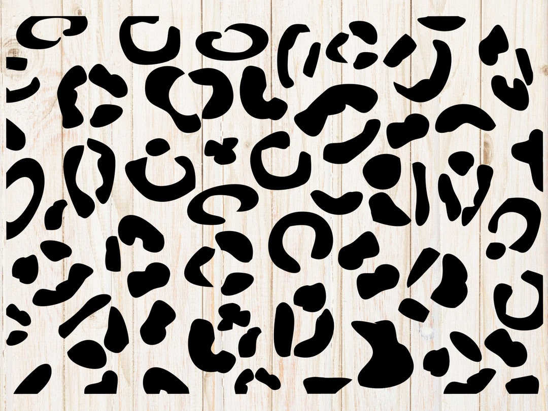 Leopard Pattern Svg. Leopard Skin Svg. Cut File for Cricut. Leopard Svg ...