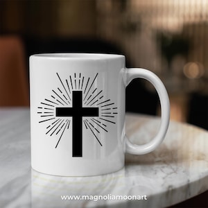 Christian Cross With Rays SVG: Religious Clip Art (digital Download) - Etsy