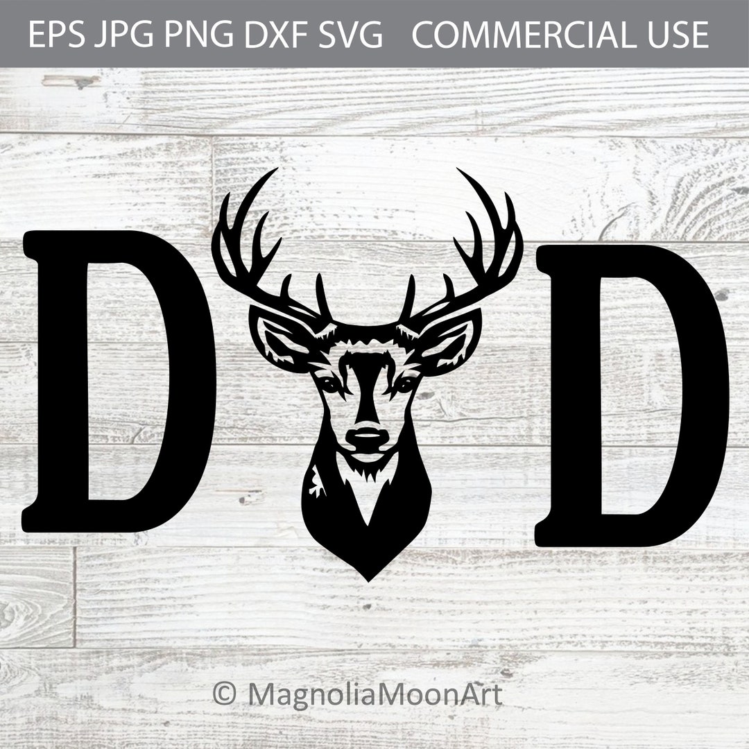 Hunting Dad Svg File, Hunting Deer Svg, Cut File for Cricut, PNG, Dxf ...