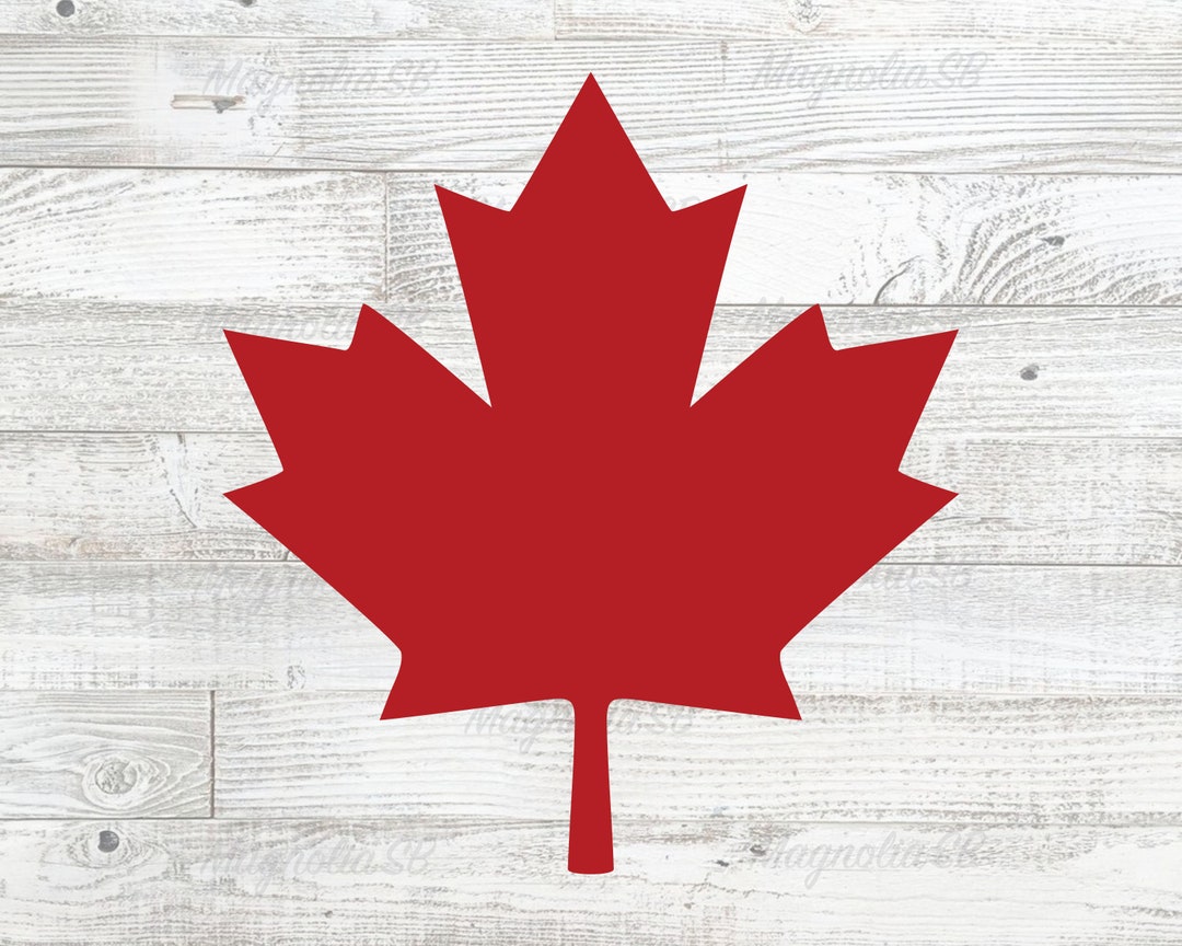 Maple Leaf SVG, DXF, Maple Leaf Clip Art, Cut File for Cricut, Maple ...
