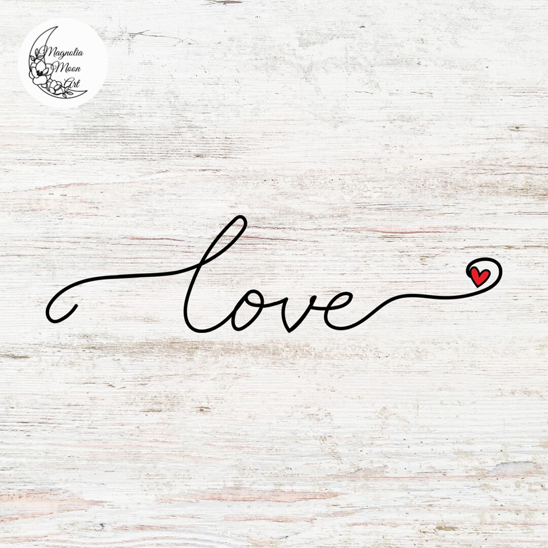 Love Red Heart Svg File Valentine's Day Shirt Design Svg PNG Jpg Dxf ...