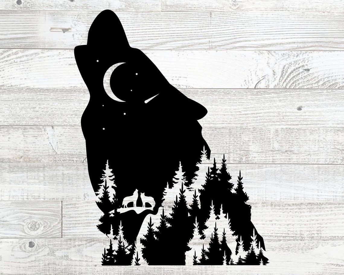 Wolf Bundle Svg Wolf Svg Howling Wolf Svg Wild Animal Svg - Etsy