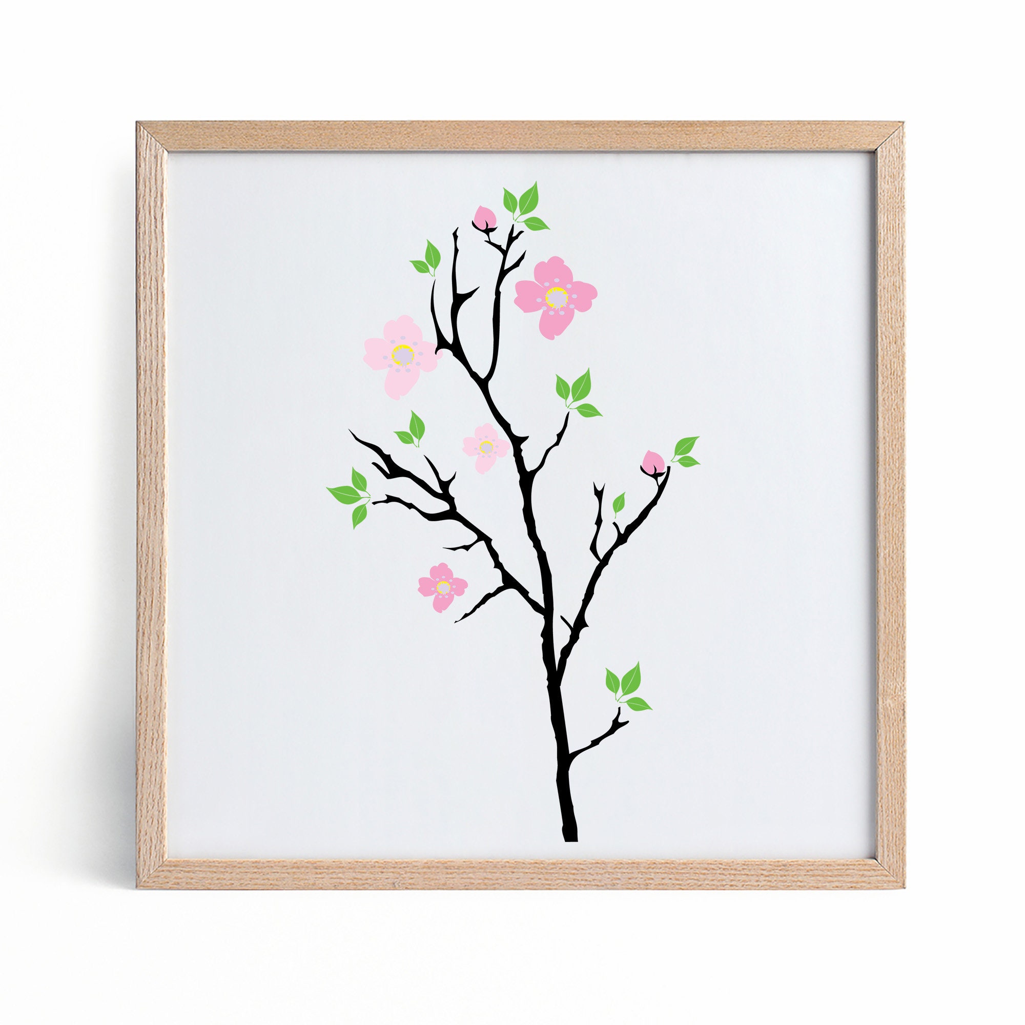 Blossom Tree SVG, Cherry Tree Svg, Cherry Tree Cutting, PNG, Vector ...