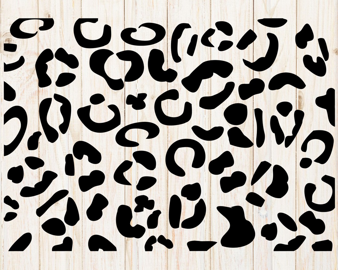 Leopard Pattern Svg Leopard Skin Svg Cut File for Cricut - Etsy