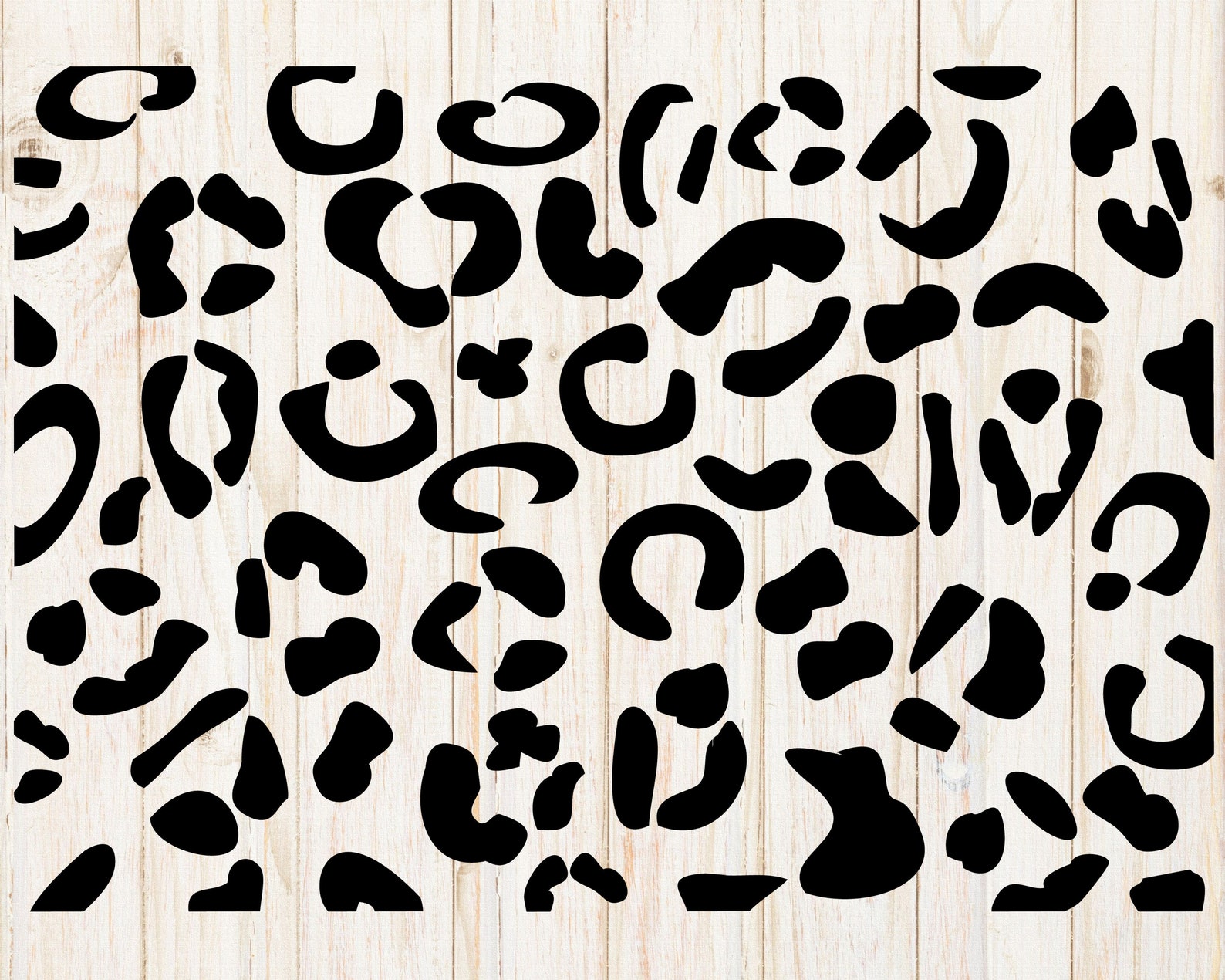 Leopard Pattern Svg Leopard Skin Svg Cut File for Cricut - Etsy