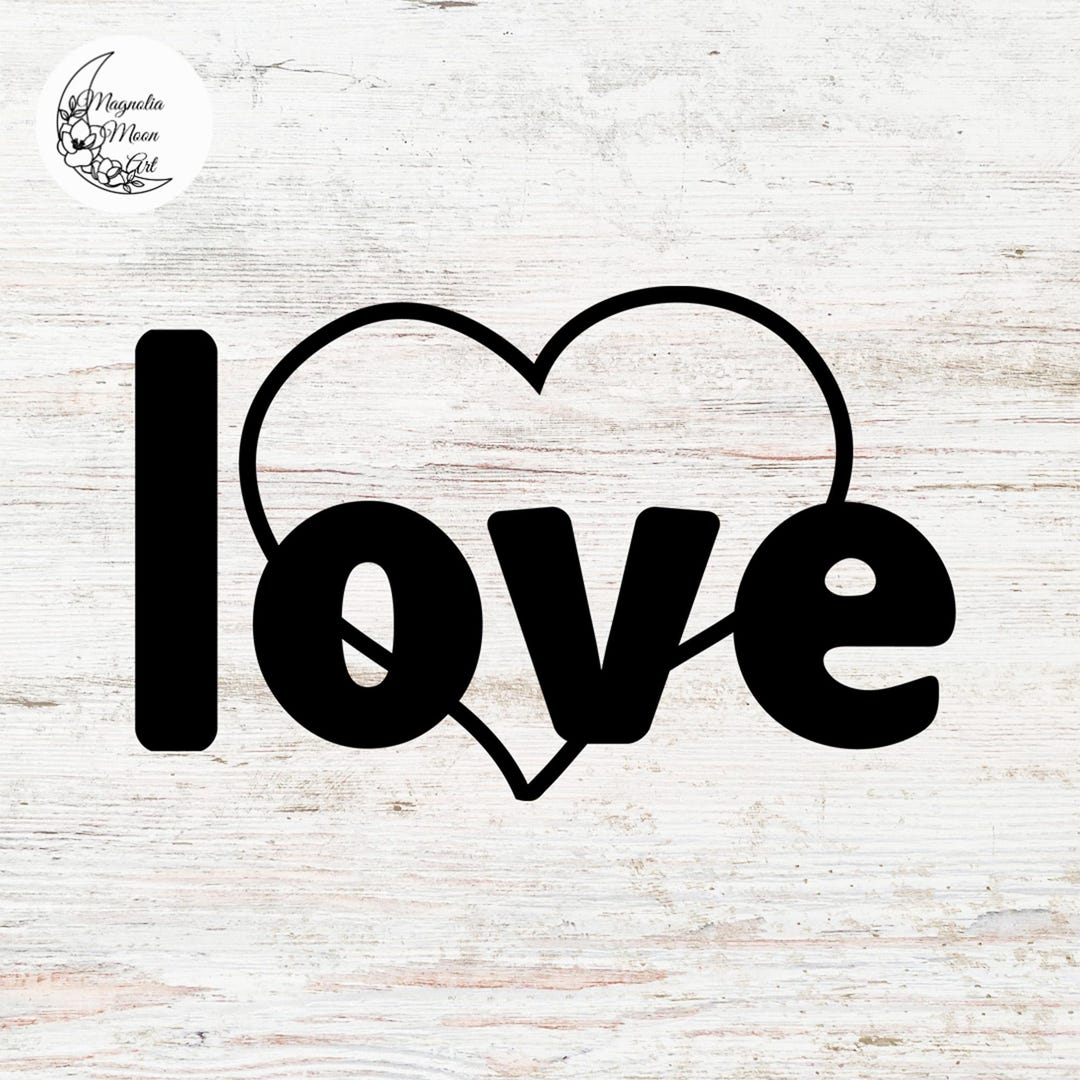Love Valentine's Day Svg File | Valentine Heart Clip Art | PNG Jpg ...