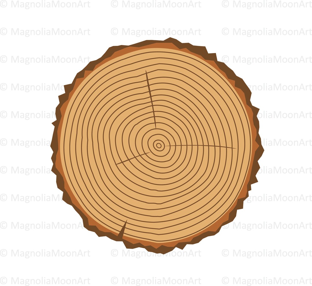 Tree Rings SVG, Tree Ring Svg, Cut File for Cricut, PNG, Dxf File for ...