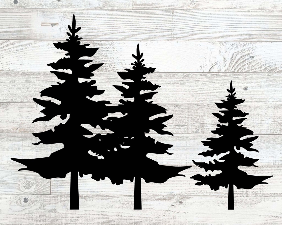 Fir Tree SVG Pine Tree Svg Cut File for Cricut Tree Dxf | Etsy