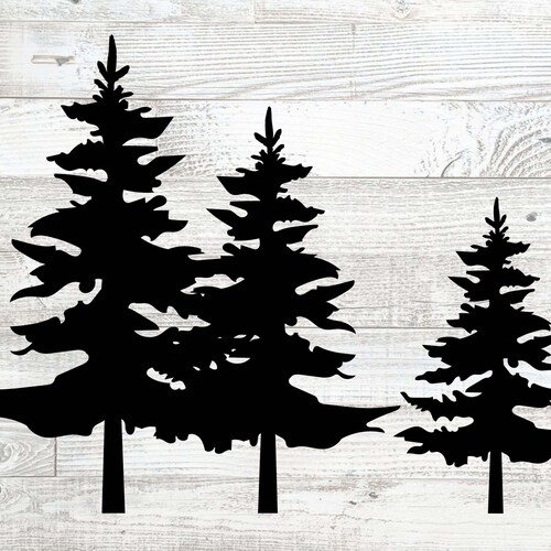 Fir Tree SVG Pine Tree Svg Cut File for Cricut Tree Dxf - Etsy