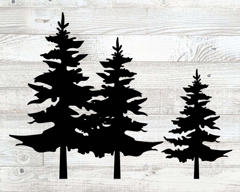 Fir Tree SVG Pine Tree Svg Cut File for Cricut Tree Dxf | Etsy