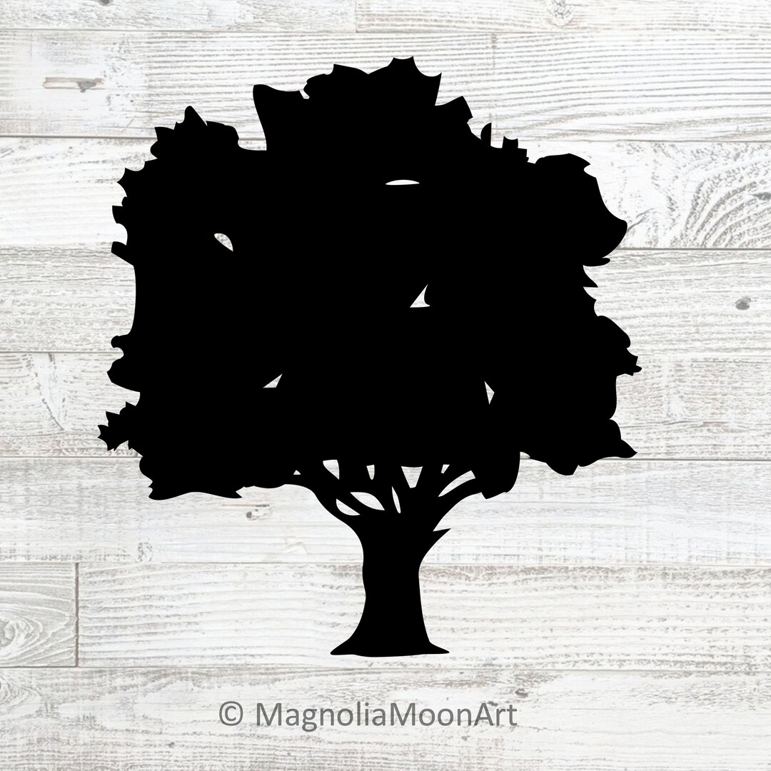 Oak Tree Svg, Tree Svg, Oak Svg, Cut File for Cricut, Forest Svg, PNG ...