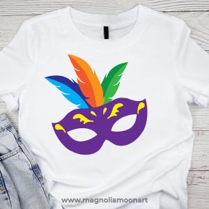 Mardi Gras Mask SVG, Louisiana New Orleans Carnival Clip Art, Cut File ...