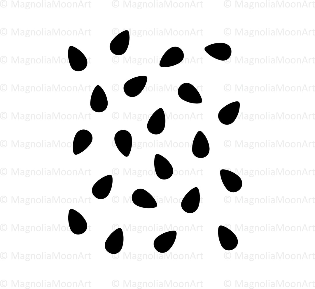 Watermelon Seeds SVG File | Cut File for Cricut | Kawaii Fruit SVG Cut ...