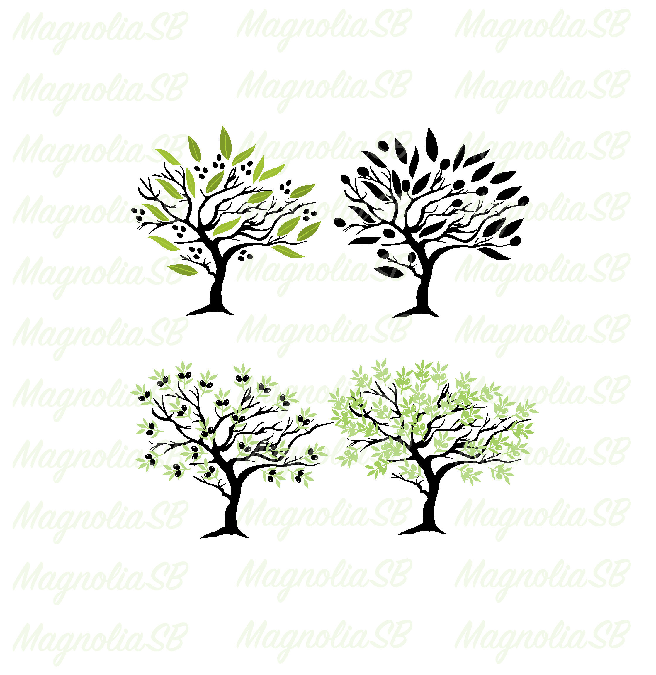 Olive Tree Clipart