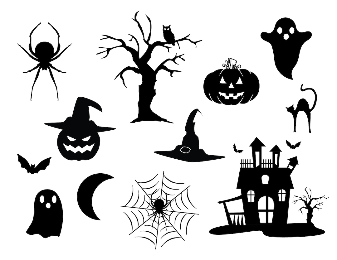 Halloween Svg Bundle Cut File for Cricut Scary and Spooky Silhouette ...