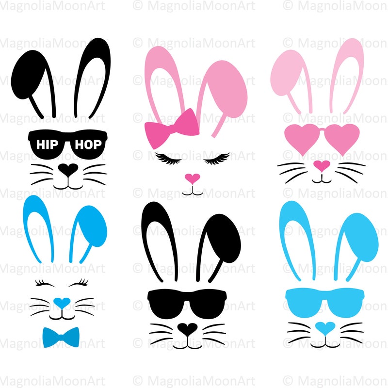 Bunny Svg - Etsy
