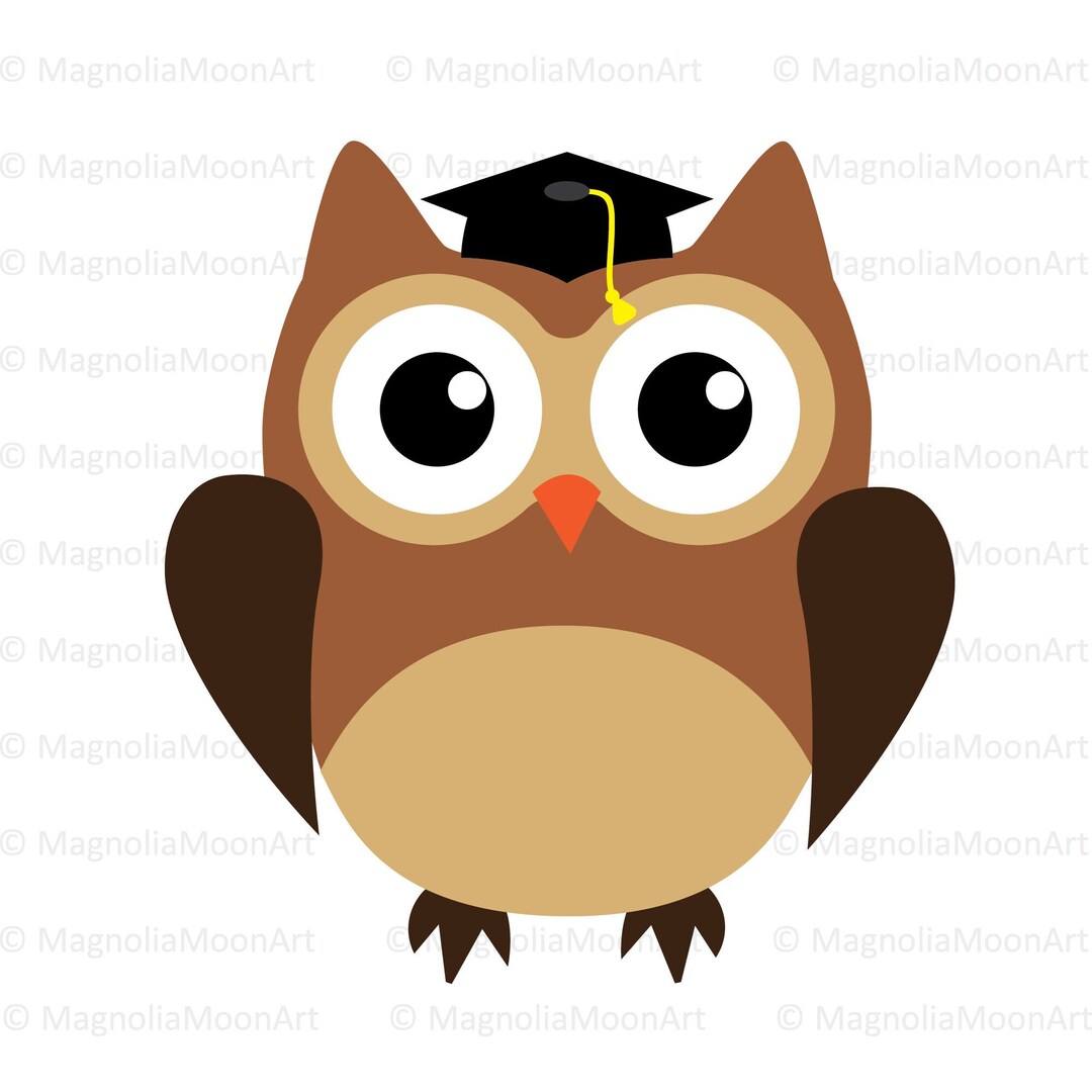 Graduation Owl SVG: Graduate Hat Clipart (digital Download) - Etsy