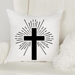 Christian Cross With Rays SVG: Religious Clip Art (digital Download) - Etsy