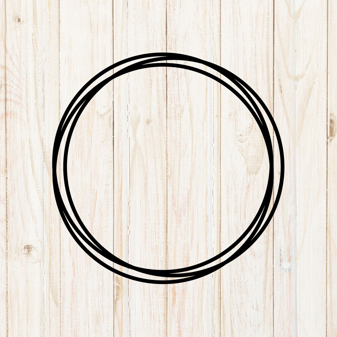 Moldura de círculo svg, Doodle Circle svg, arquivo de corte para cricut ...