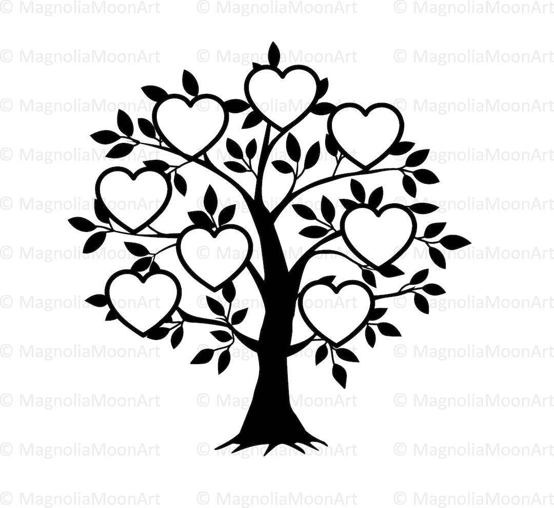Family Tree 8 Members Svg. Family Reunion Svg. Tree Svg. Tree of Life ...