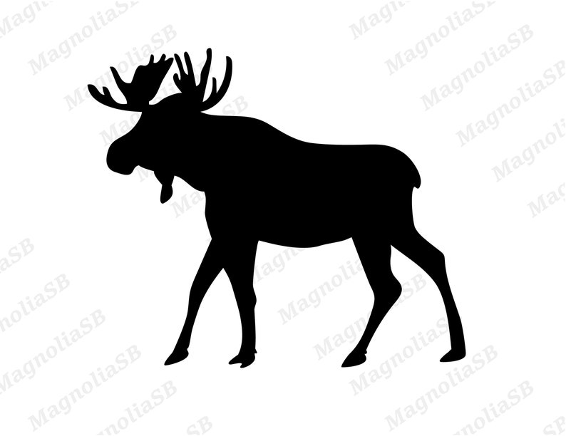 Moose Svg Wild Animal Svg Cut File for Cricut Moose - Etsy