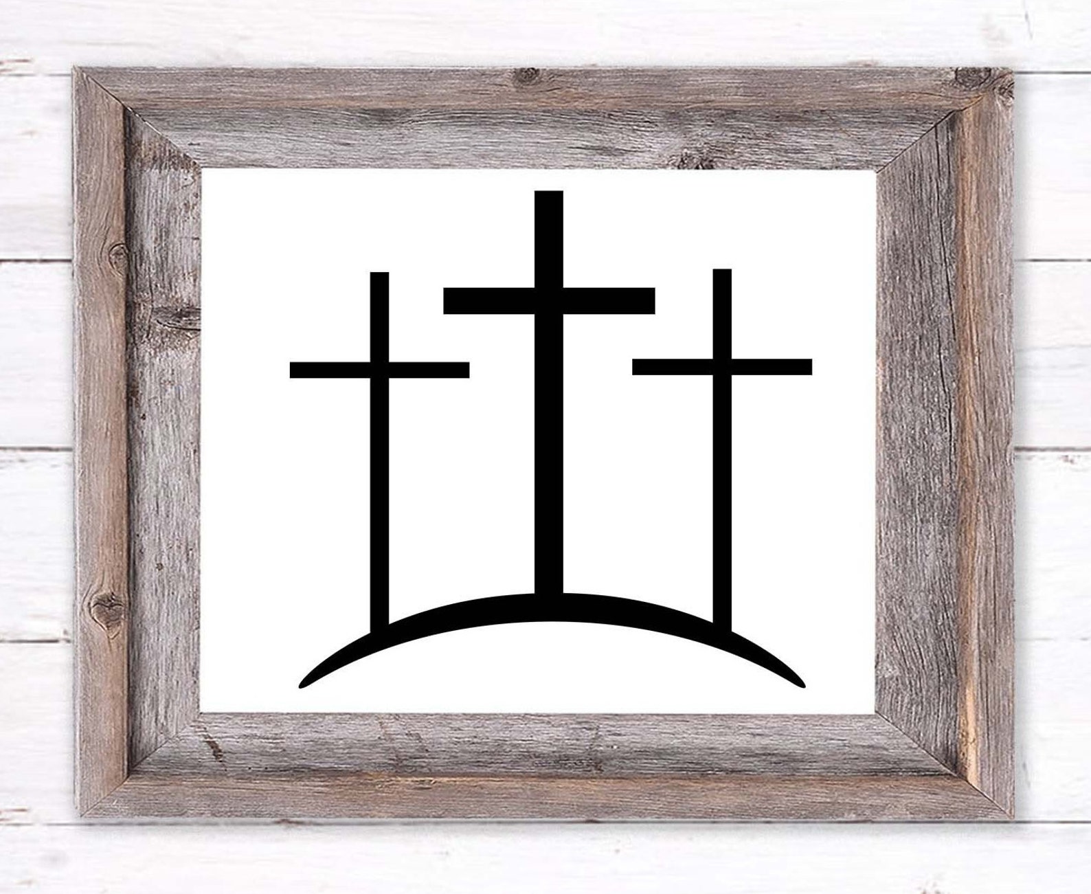 Three Crosses SVG Cut File: Calvary Christian Design (digital Download ...