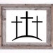 Three Crosses SVG Cut File: Calvary Christian Design (digital Download ...