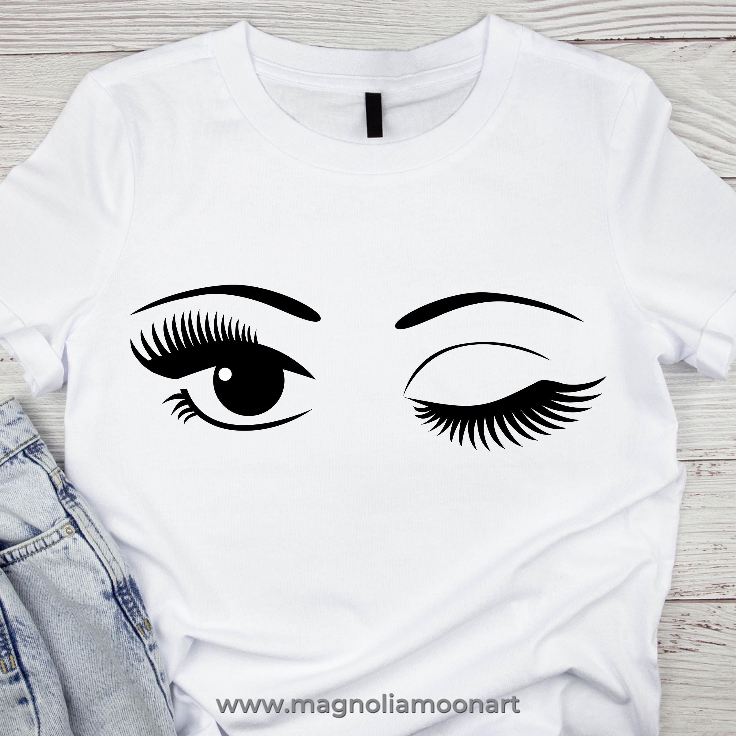 Winking Eye Lashes SVG: Beauty Salon Cut File (digital Download) - Etsy