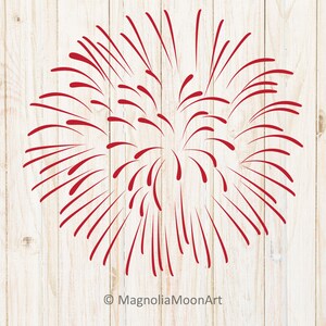 Fireworks 4th of July Bundle SVG, DXF, Clipart, Cutting, Fireworks ...