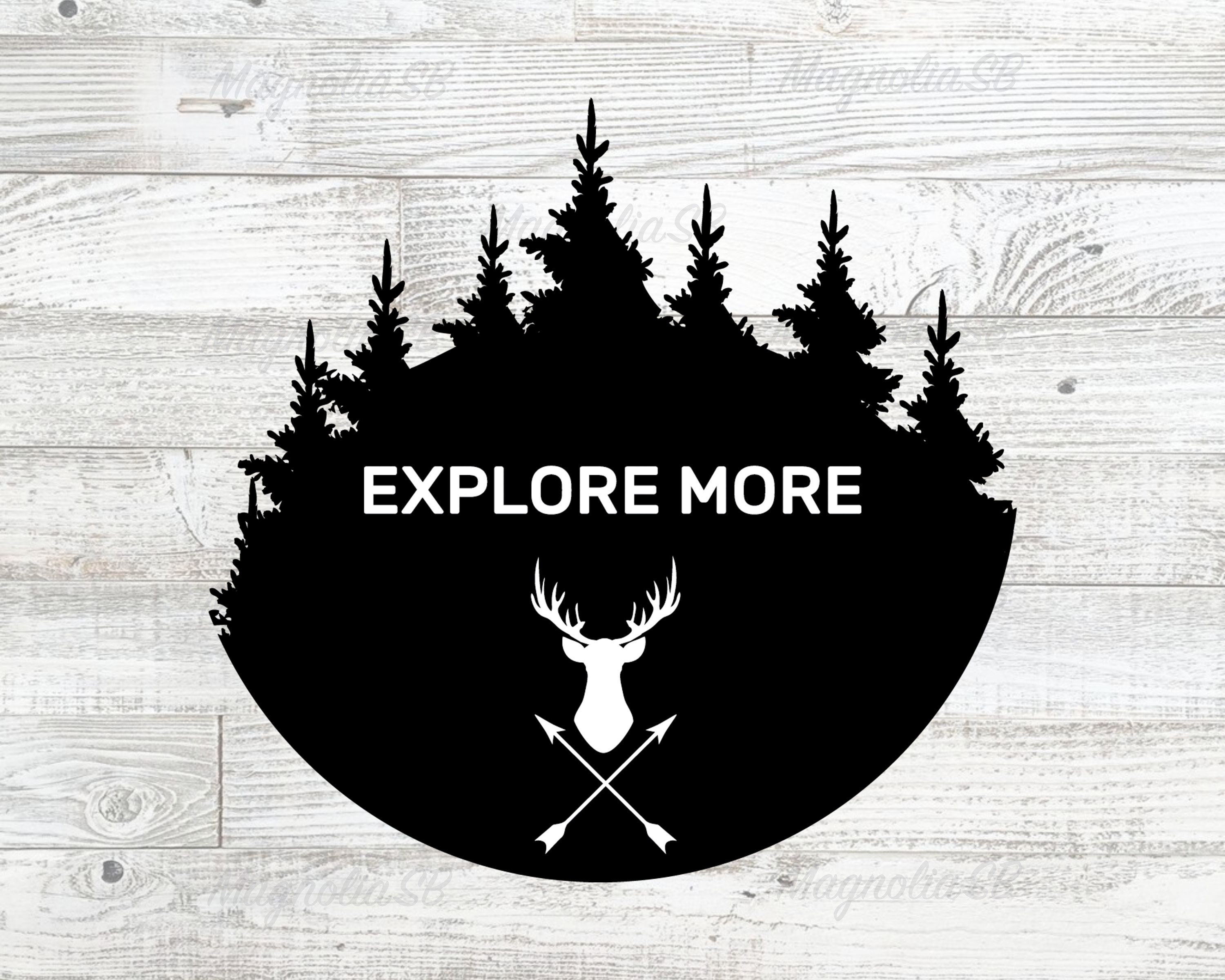Buy Explore More SVG Forest Svg Deer Svg Wilderness Svg Online in India ...